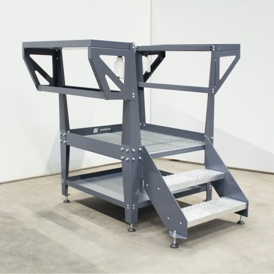 Stationäres Arbeitspodest / Maschinenpodest - Wiemers AG ...